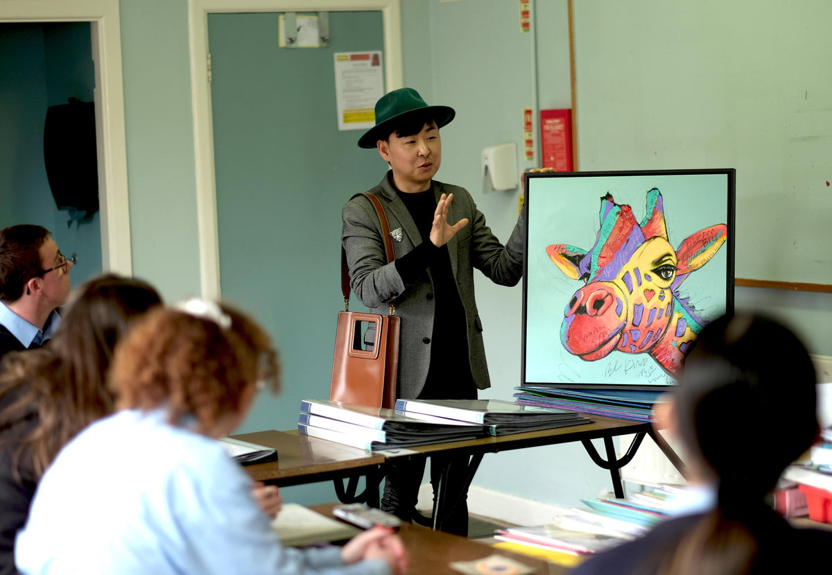 Visiting St Ultans special school– Jin Yong Art